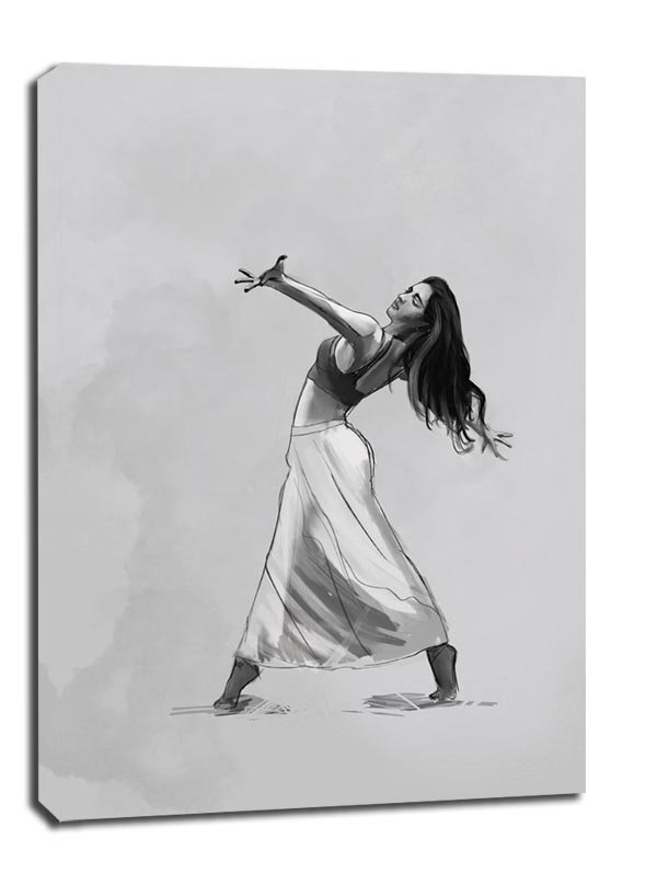 Obraz na płótnie Tancerka, 40x50 cm - Galeria Plakatu | Sklep EMPIK.COM