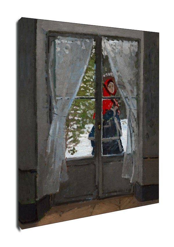 Obraz na płótnie The Red Kerchief, Claude Monet, 90x120 cm - Galeria ...
