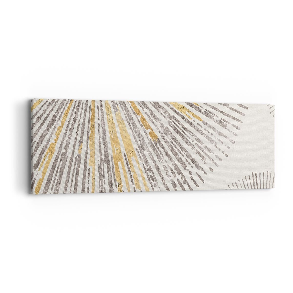 Obraz na płótnie - Uroda promienia - 90x30cm - Minimalizm Jasny Linie ...