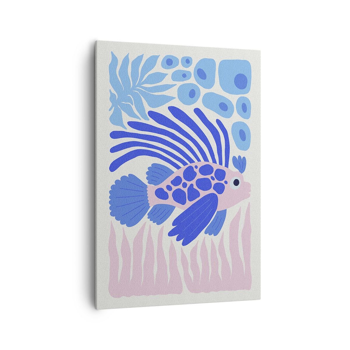 Obraz na płótnie - W swoim żywiole - 70x100cm - Ryba Nadmorski ...