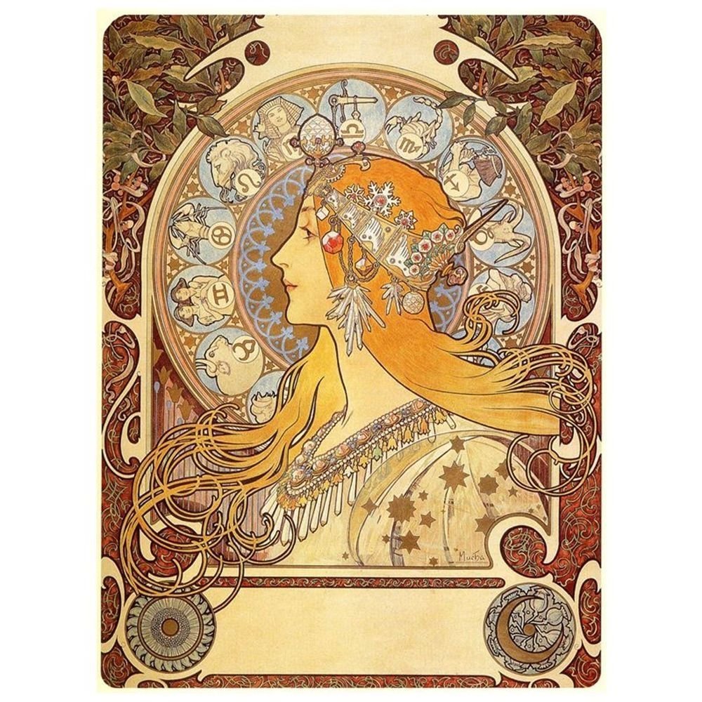 Obraz na płótnie Zodiac - Alphonse Mucha 60x80 - Legendarte | Sklep ...