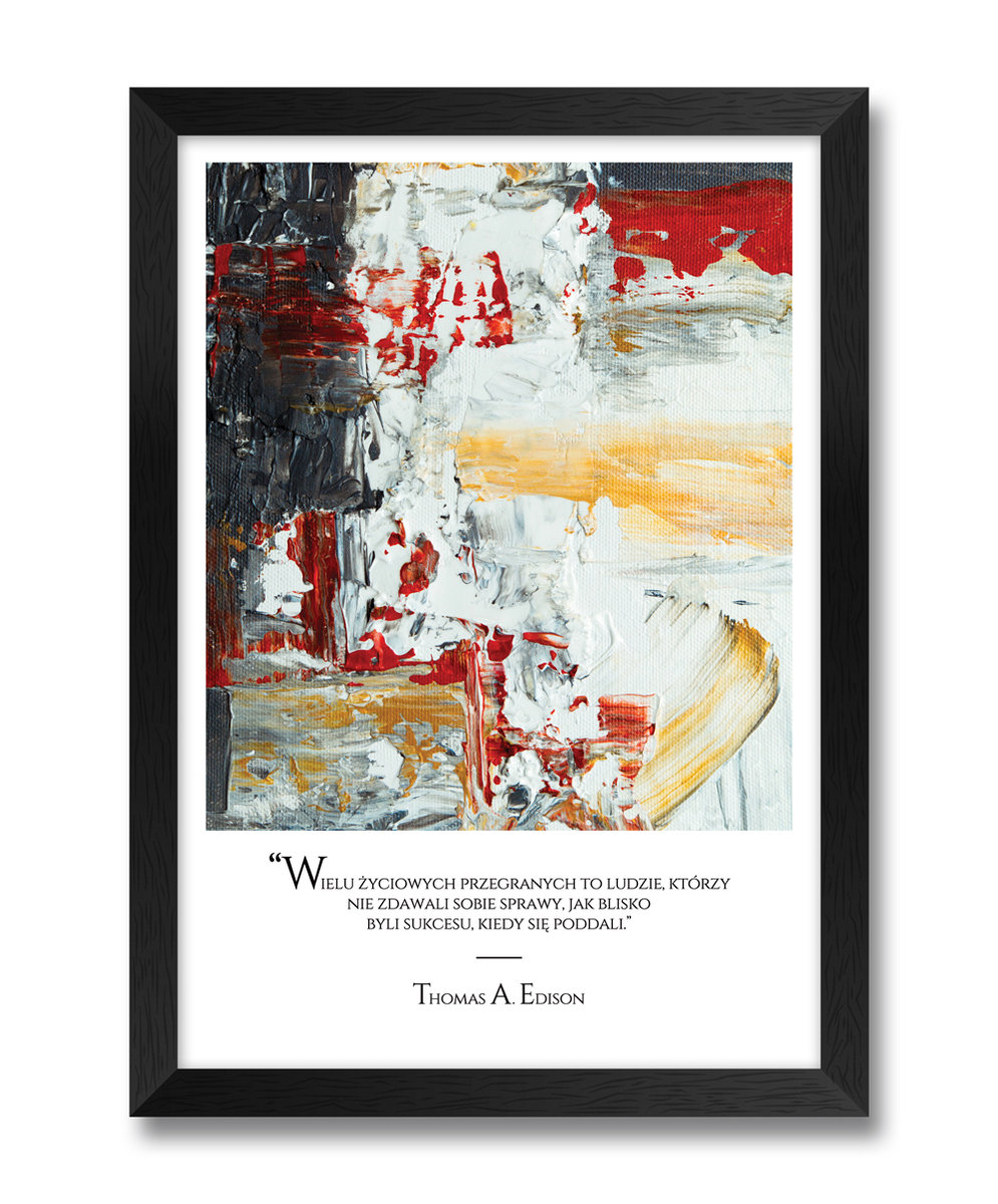 Obraz na ścianę grafika na prezent dla znajomych rodziny Thomas A ...