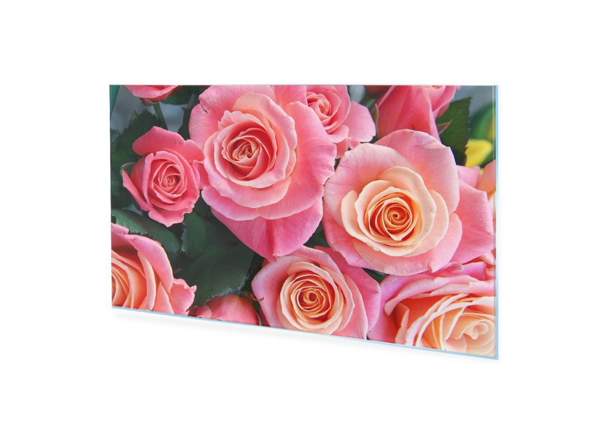 Obraz Na Szkle Homeprint Piękne Różowe Róże 100X50 Cm - HOMEPRINT ...