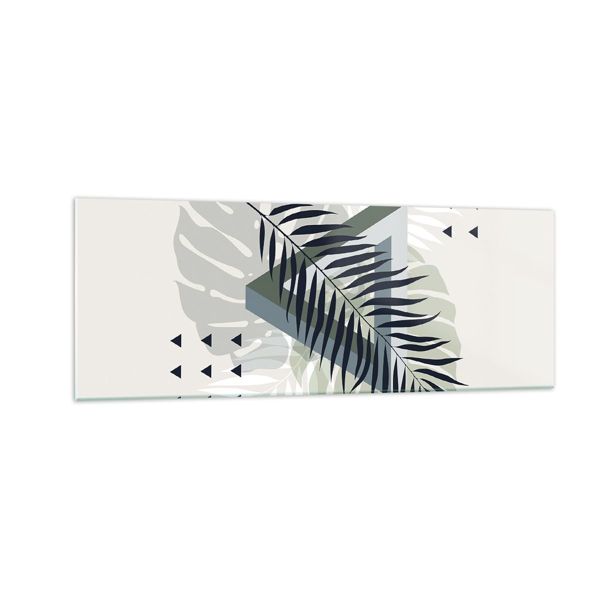 Obraz na szkle - Natura i geometria – dwa porządki? - 140x50cm ...