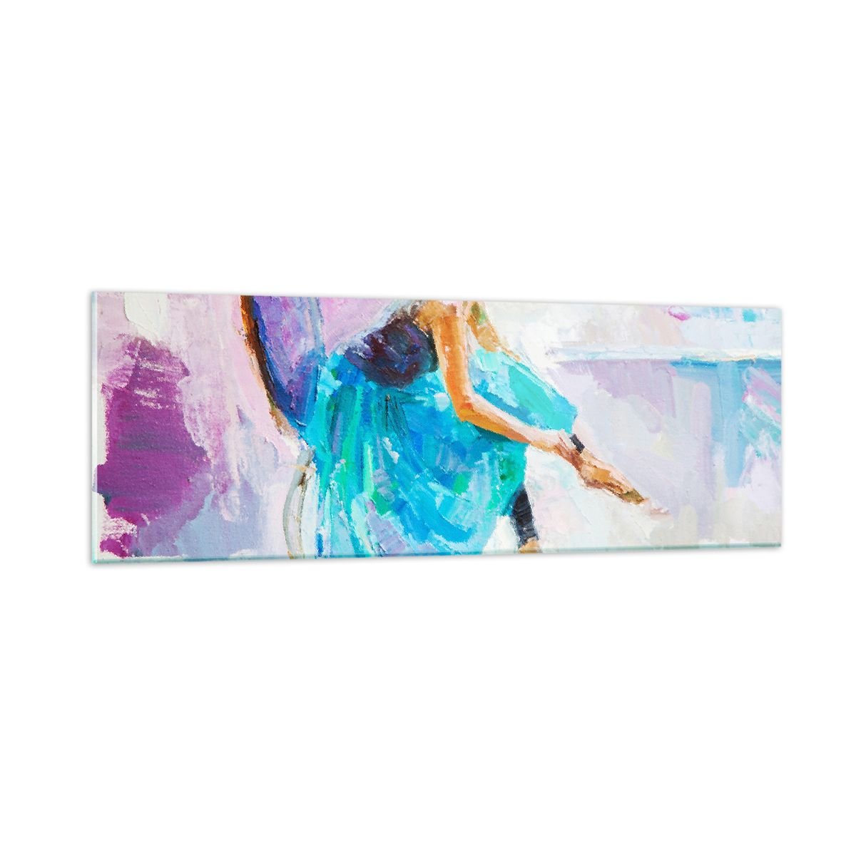 Obraz na szkle - Niewysłowiony wdzięk, subtelny czar - 90x30cm ...