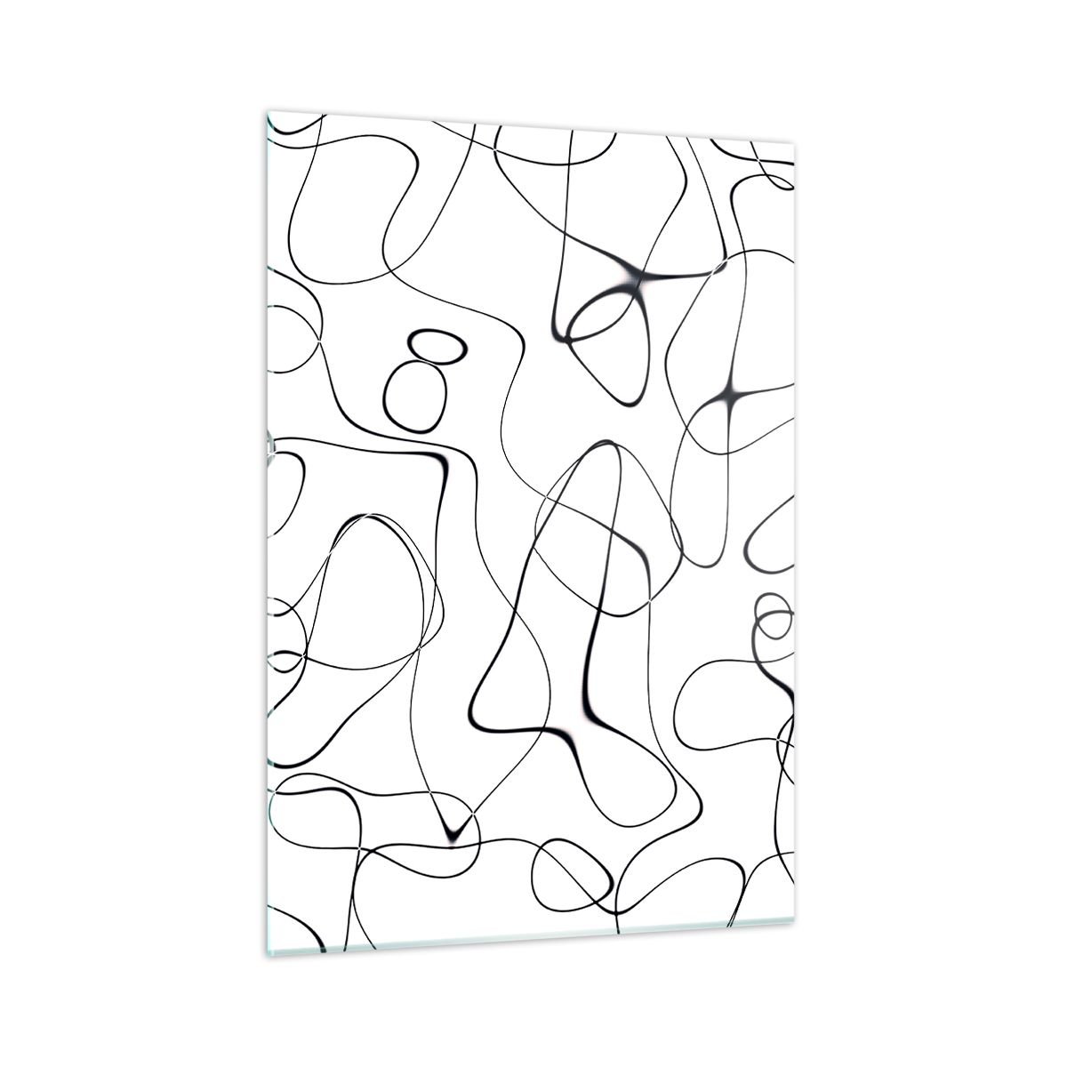 Obraz na szkle - Ścieżki życia, koleje losu - 50x70cm - Abstrakcja ...