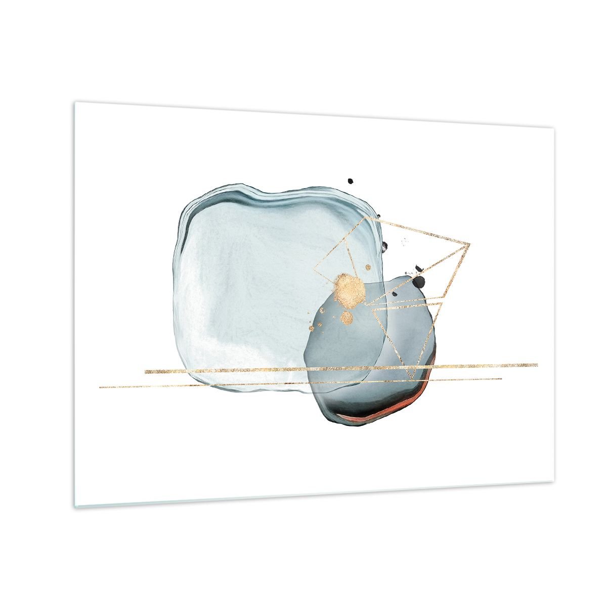 Obraz na szkle - Studium kropli - 70x50cm - Kropla Wody Abstrakcja ...