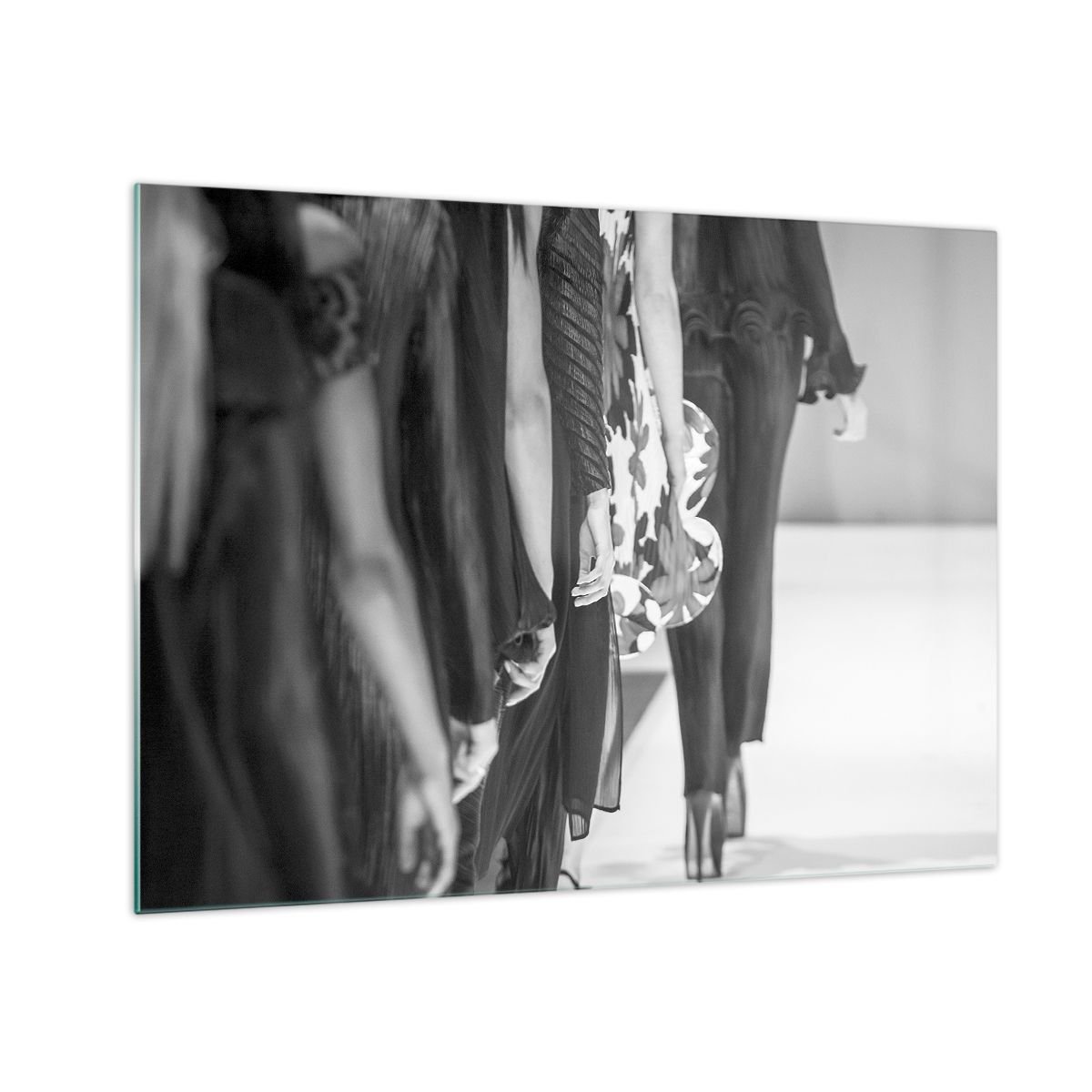 Obraz na szkle - Stylowa parada - 70x50cm - Moda Wybieg Modelki ...