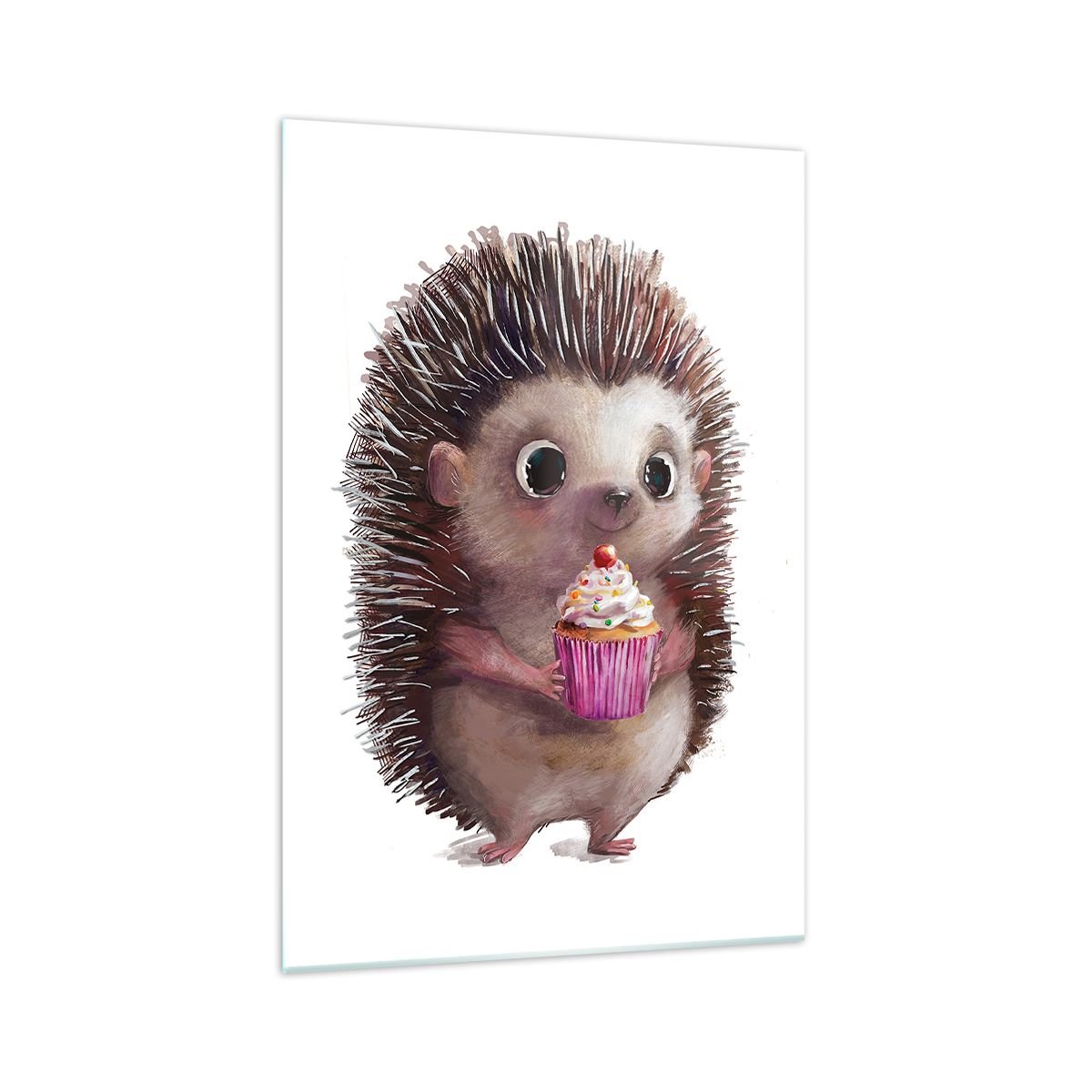 Obraz na szkle - Święto jest co dzień - 70x100cm - Dla Dzieci Jeż Bajka - Nowoczesny foto ...