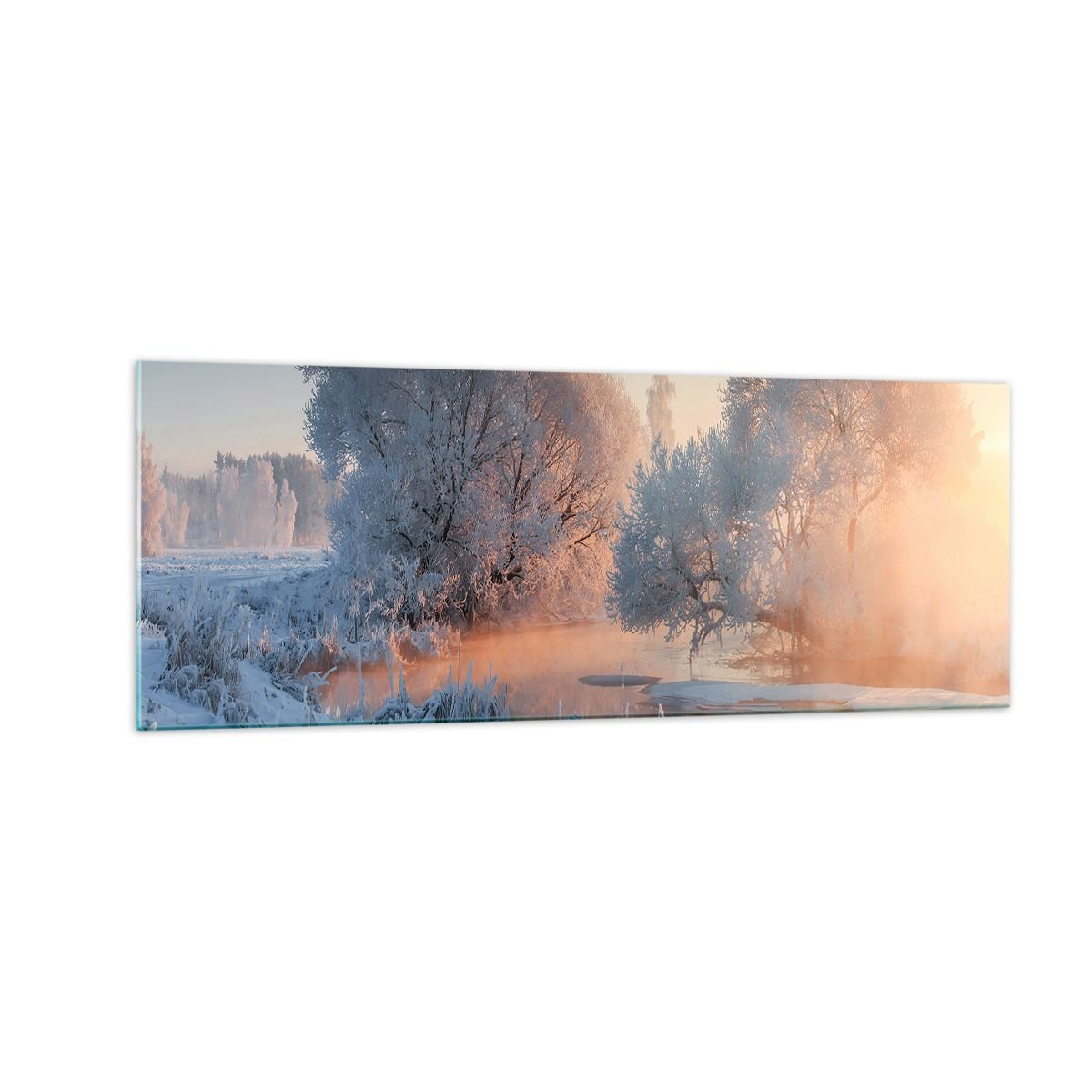 Obraz na szkle - Wszystko w słonecznym lśni krysztale - 140x50cm ...