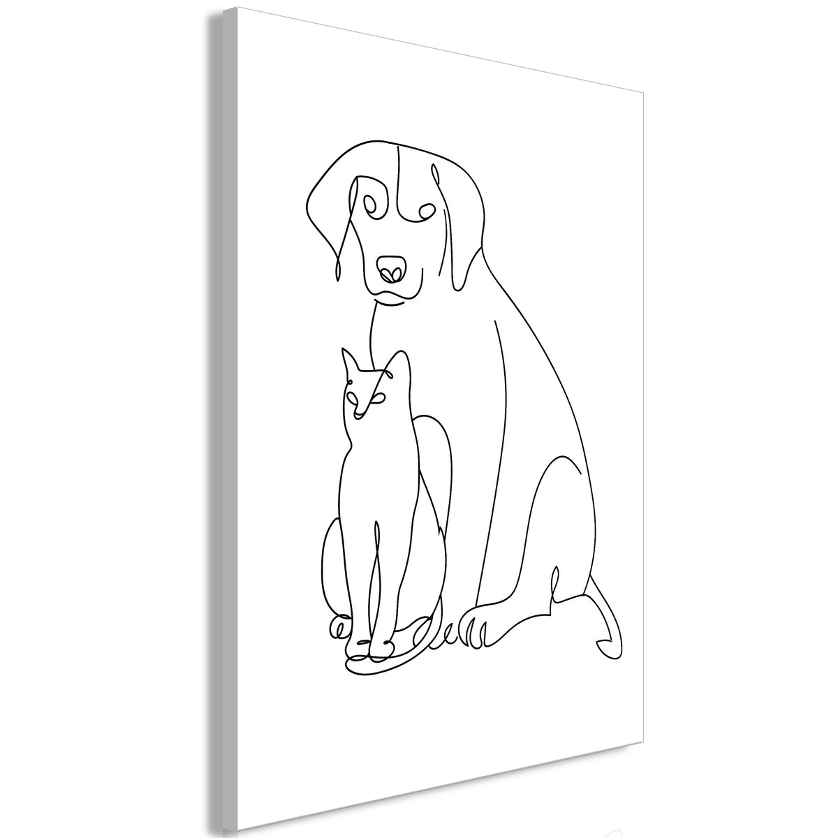 Obraz - Najlepsi przyjaciele (1-częściowy) pionowy 40x60 Premium Print ...