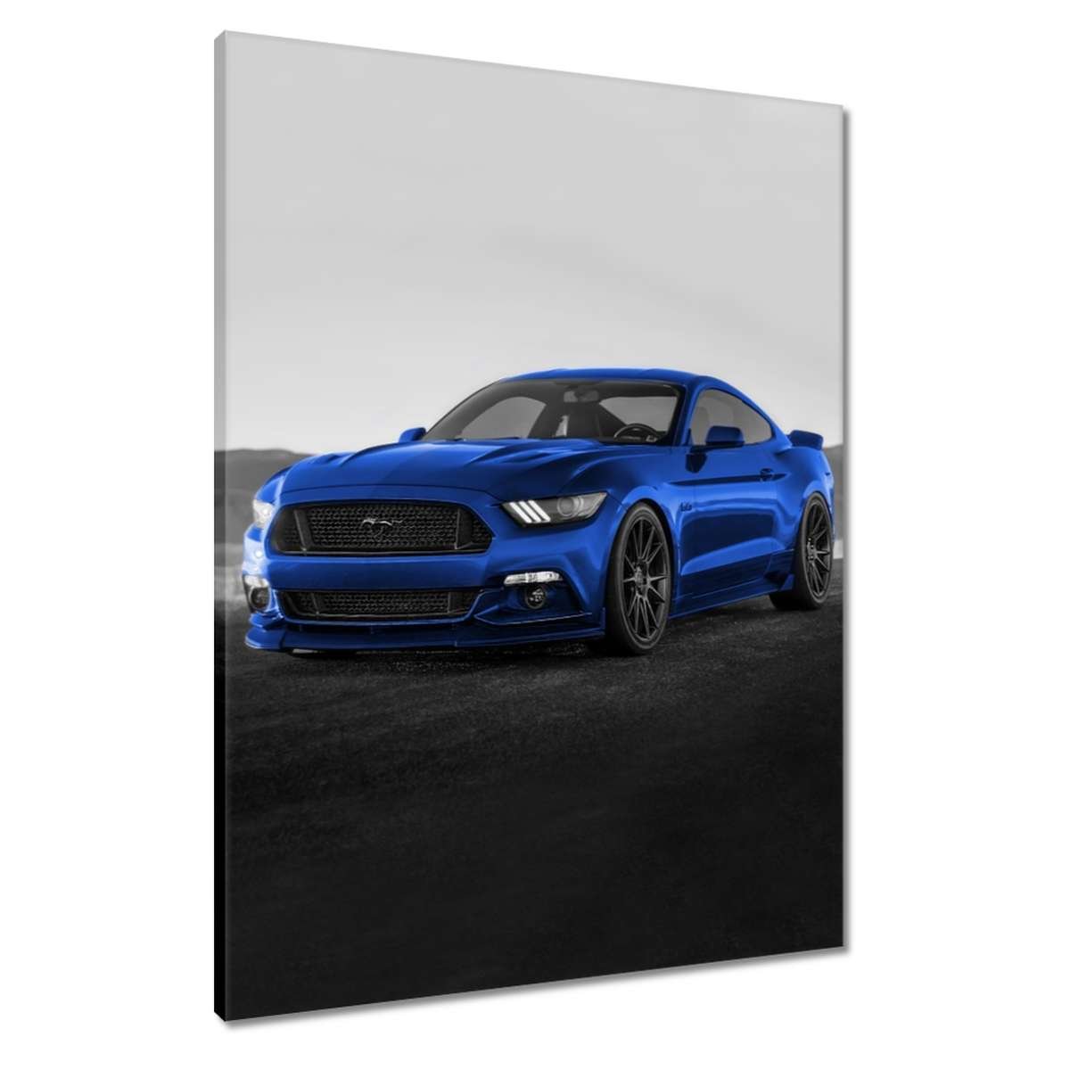 Obraz Niebieski Ford Mustang, 60x80cm - ZeSmakiem | Sklep EMPIK.COM