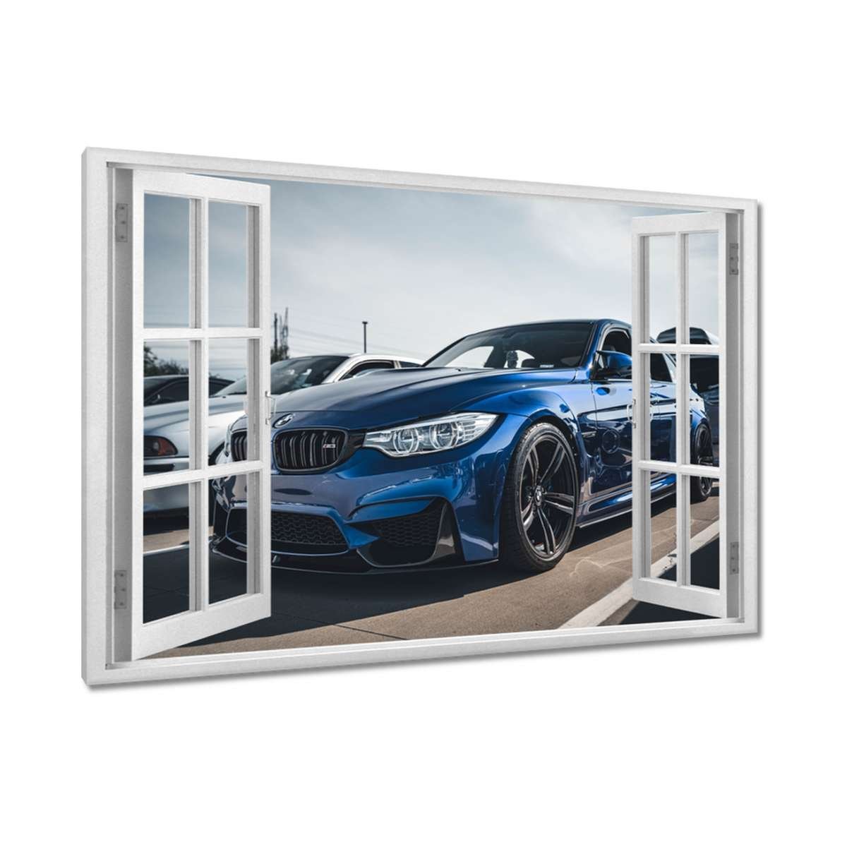 Obraz Niebieskie BMW M3 Auto, 120x80cm - ZeSmakiem | Sklep EMPIK.COM