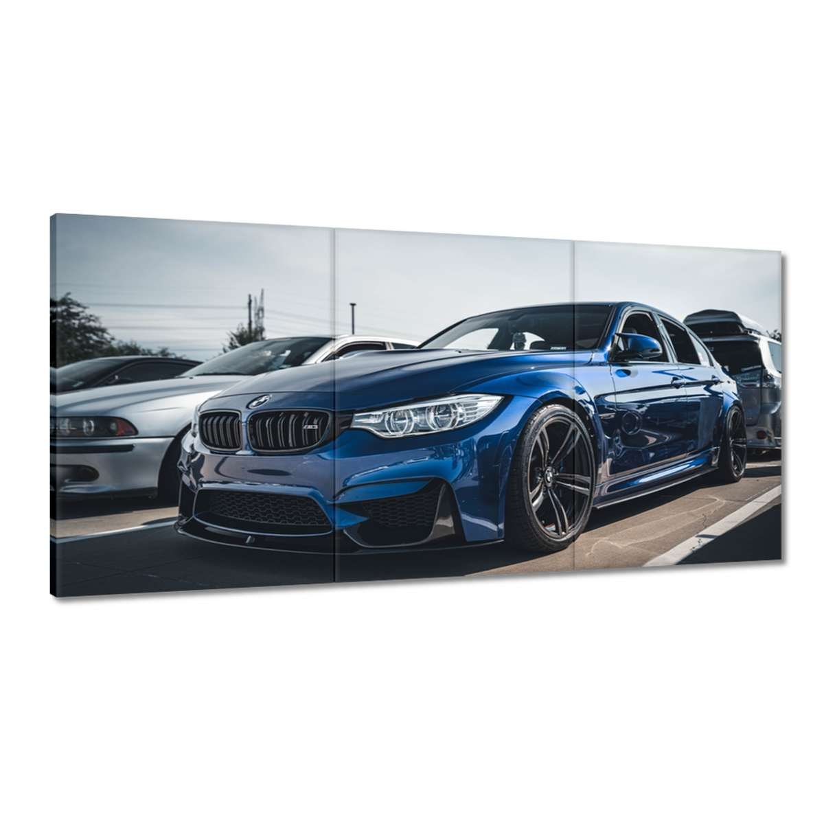 Obraz Niebieskie BMW M3 Auto, 240x120cm - ZeSmakiem | Sklep EMPIK.COM