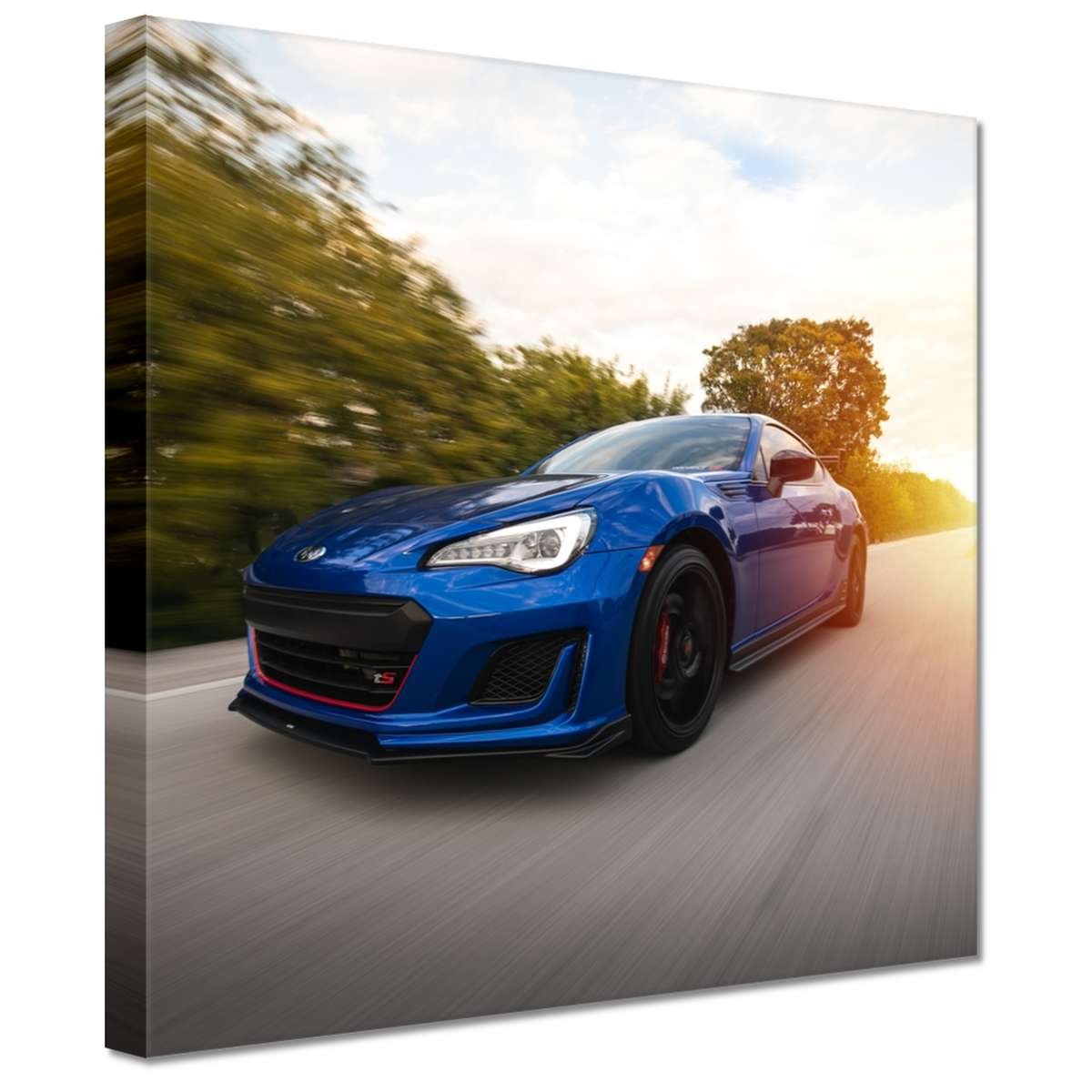 Obraz Niebieskie sportowe auto, 20x20cm - ZeSmakiem | Sklep EMPIK.COM