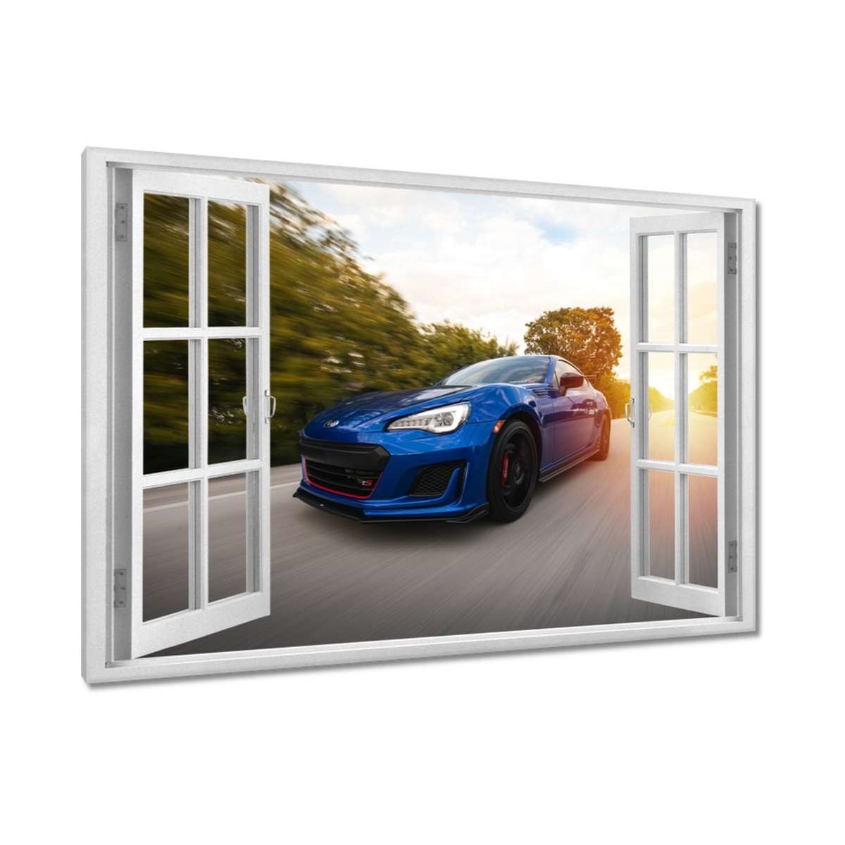 Obraz Niebieskie sportowe auto, 60x40cm - ZeSmakiem | Sklep EMPIK.COM