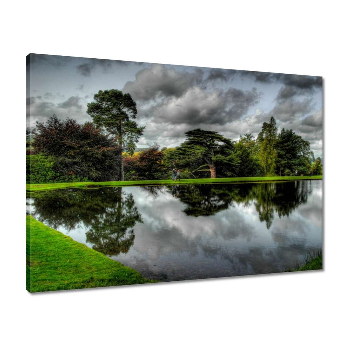 Obraz Niebo odbite w tafli wody, 70x50cm - ZeSmakiem | Sklep EMPIK.COM