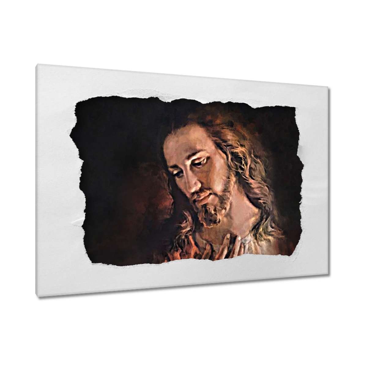 Obraz Oblicze Jezusa Chrystusa, 60x40cm - ZeSmakiem | Sklep EMPIK.COM