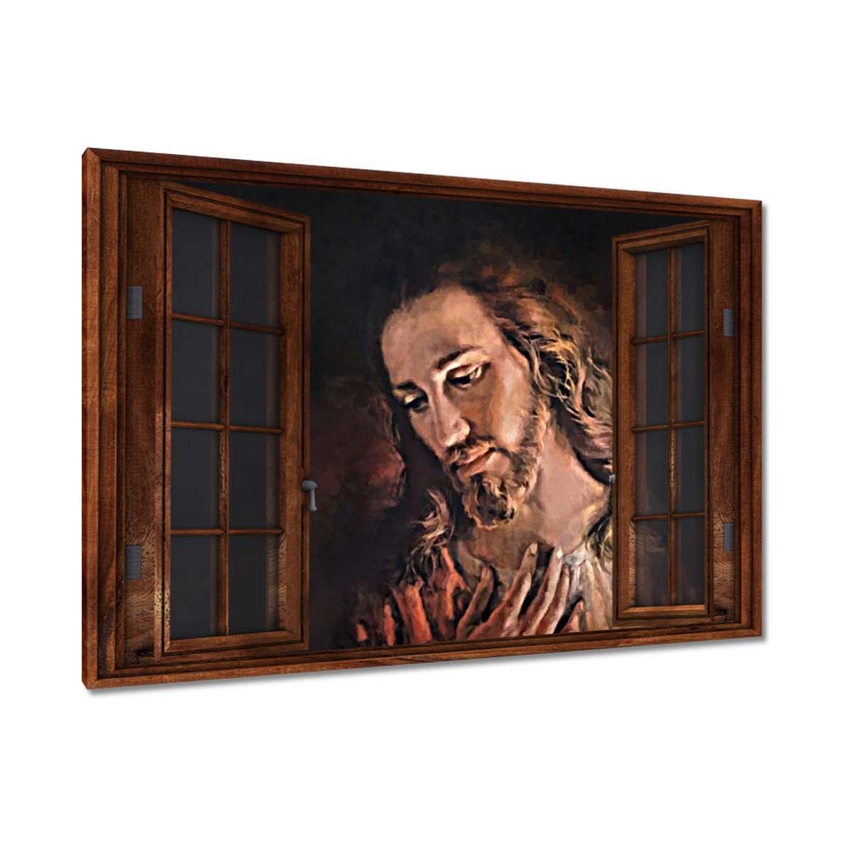 Obraz Oblicze Jezusa Chrystusa, 90x60cm - ZeSmakiem | Sklep EMPIK.COM