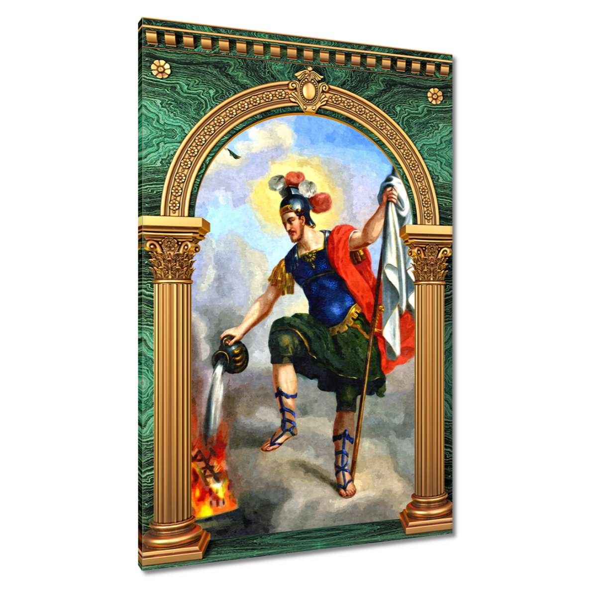 Obraz Patron strażaków św Florian, 40x60cm - ZeSmakiem | Sklep EMPIK.COM