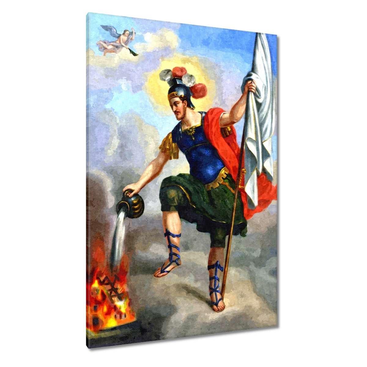 Obraz Patron strażaków św Florian, 80x120cm - ZeSmakiem | Sklep EMPIK.COM