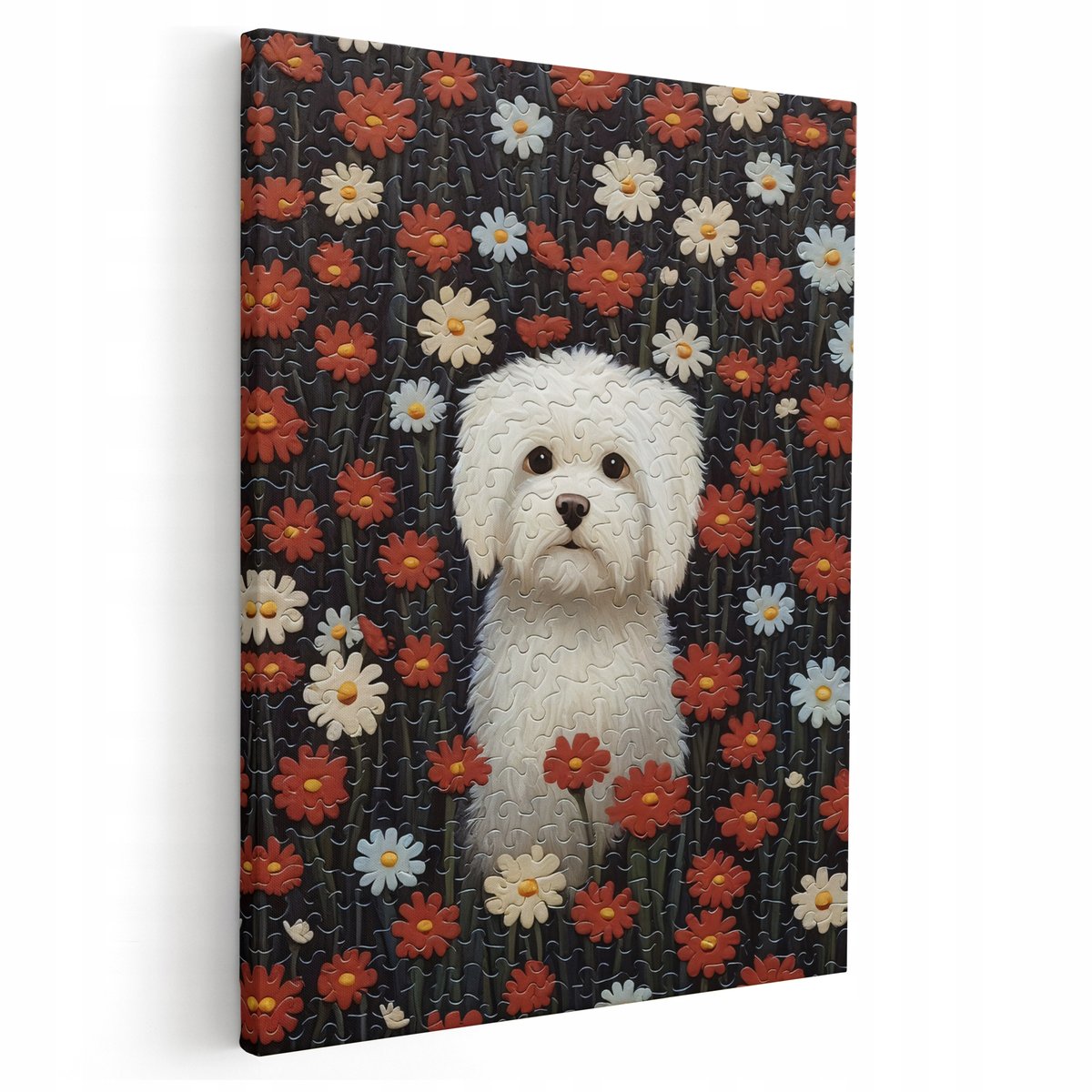 OBRAZ PIES PIESEK NA PŁÓTNIE DO SALONU OBRAZY NA ŚCIANĘ *wiele wzorów ...