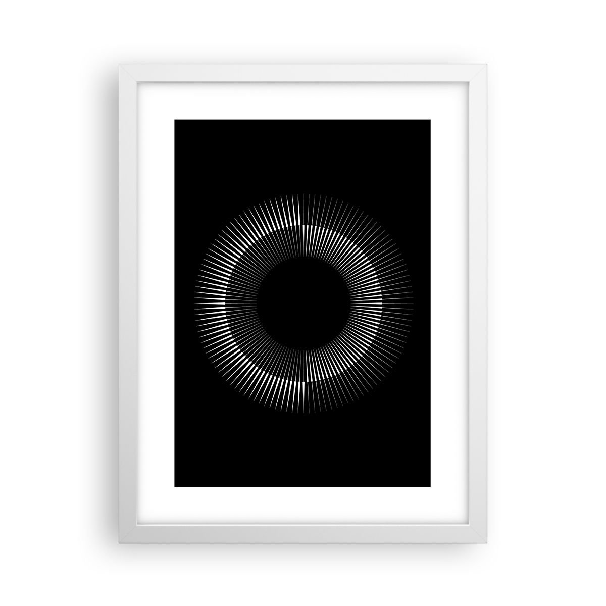 Obraz - Plakat - Czarne Słońce - 30x40cm - Ciemny Słońce Koło - Foto ...