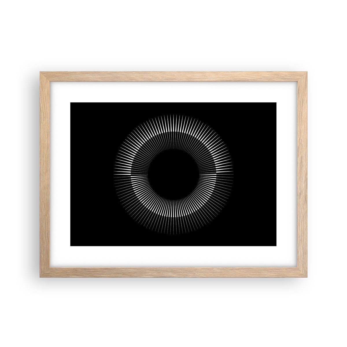Obraz - Plakat - Czarne Słońce - 40x30cm - Ciemny Słońce Koło - Foto ...