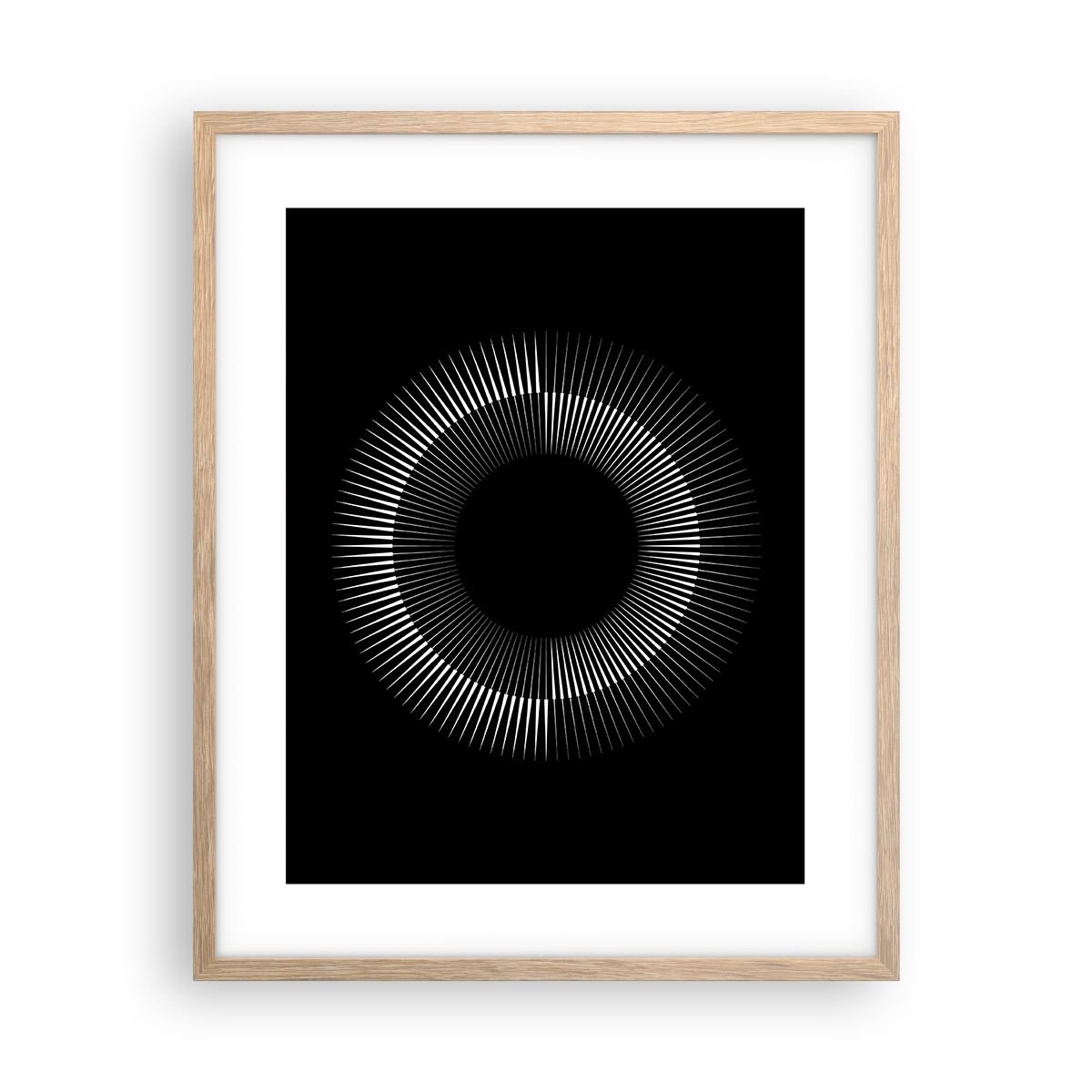 Obraz - Plakat - Czarne Słońce - 40x50cm - Ciemny Słońce Koło - Foto ...