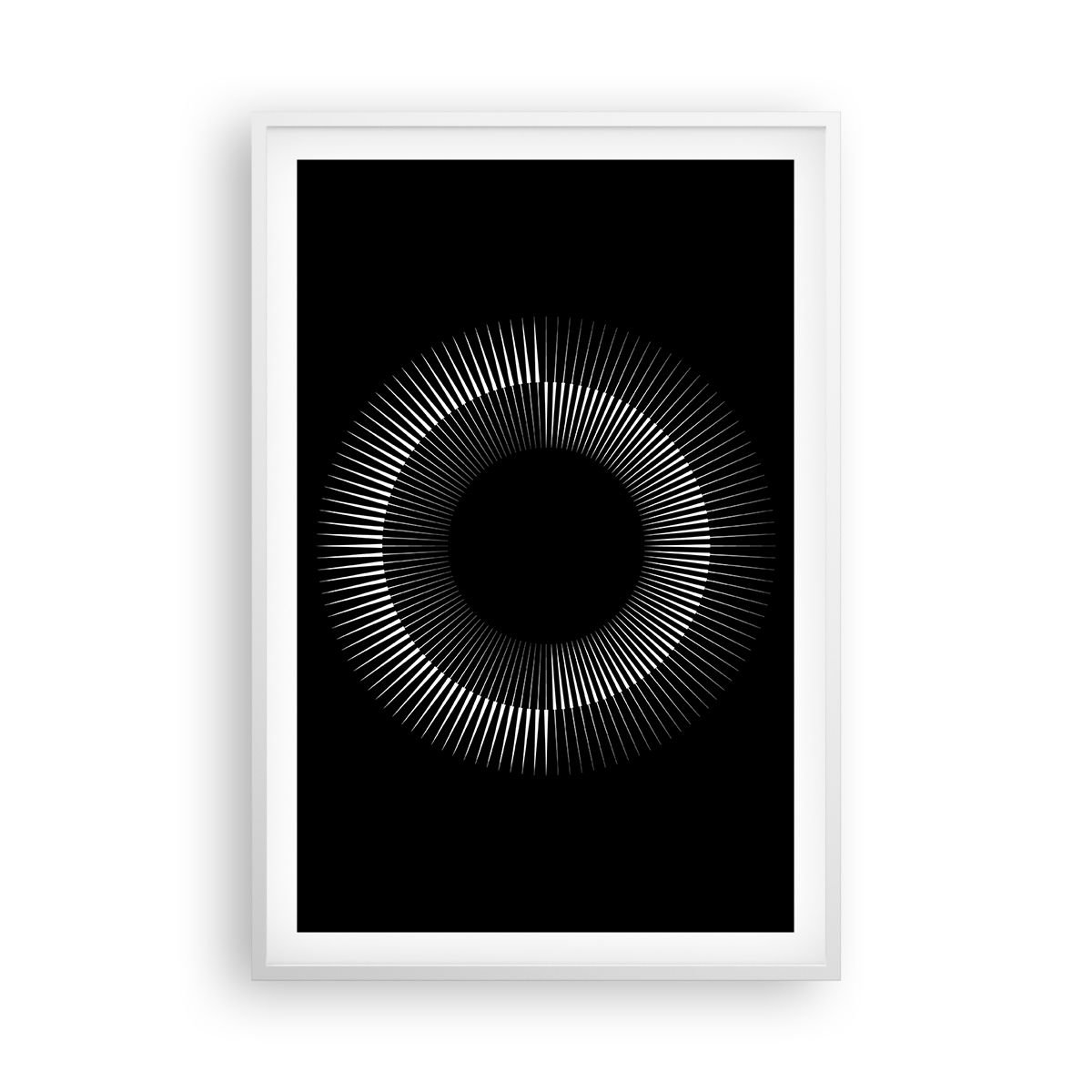 Obraz - Plakat - Czarne Słońce - 61x91cm - Ciemny Słońce Koło - Foto ...