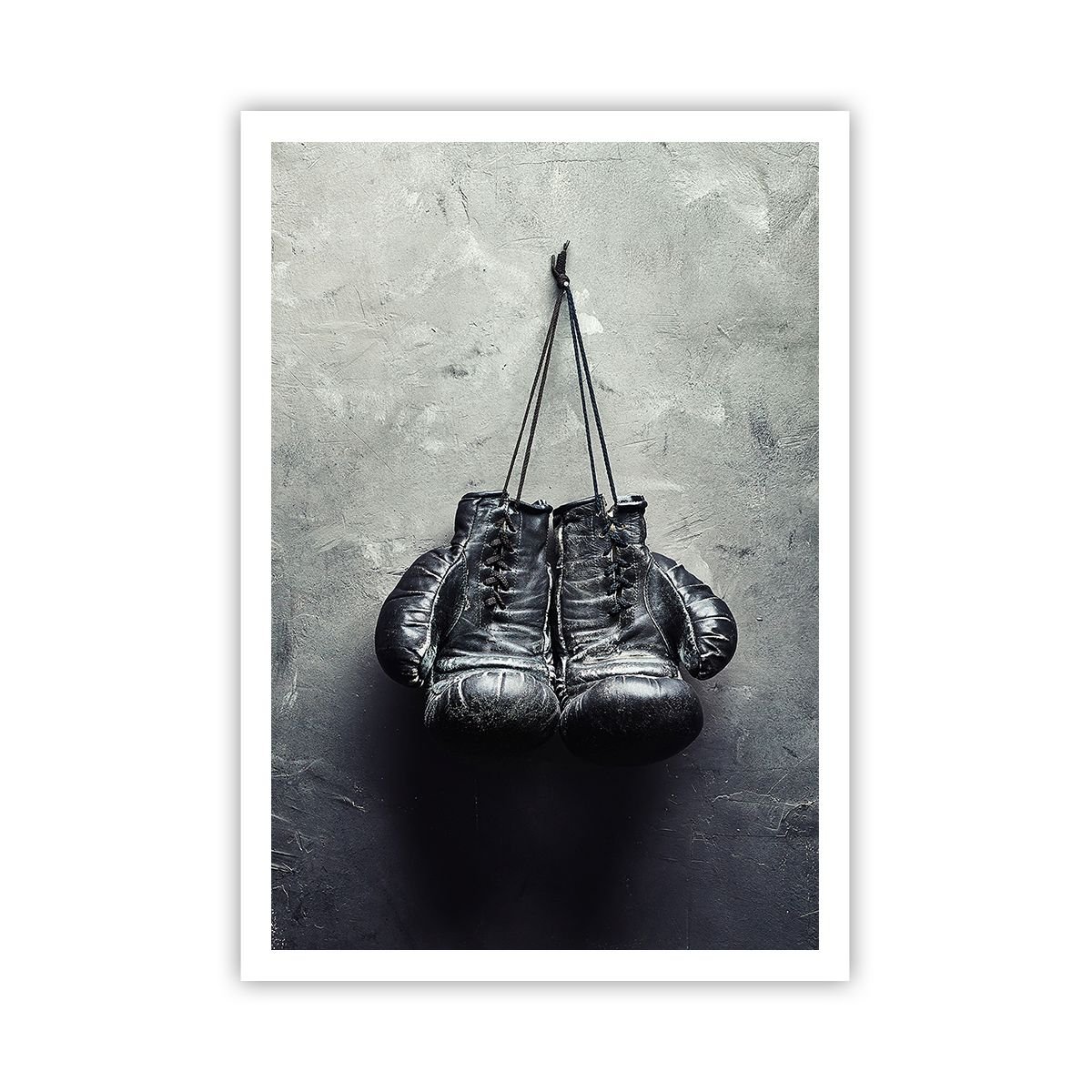Obraz - Plakat - Czas walki i czas pokoju - 70x100cm - Boks Rękawice ...