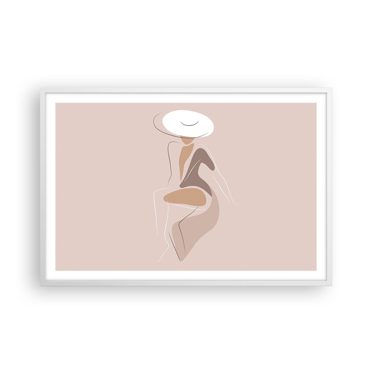 Obraz - Plakat - Damą być - 91x61cm - Grafika Kobieta Kobieta W Kapeluszu - Foto Plakaty na ...