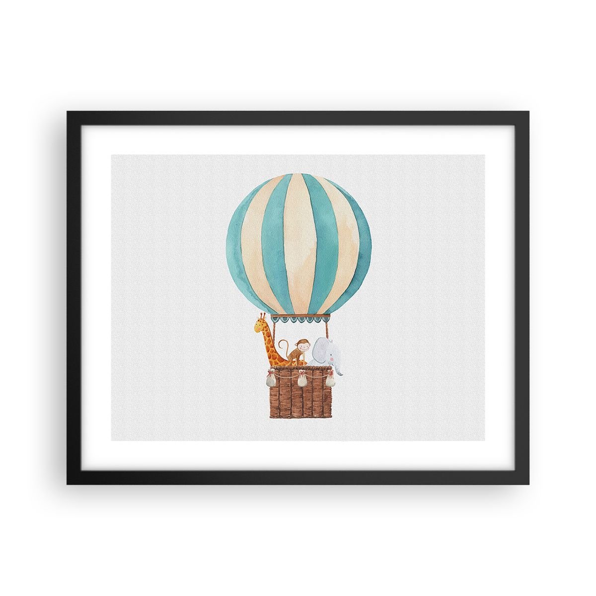 Obraz - Plakat - Fantastyczna wycieczka - 50x40cm - Balon Dla Dzieci Vintage - Foto Plakaty w ...