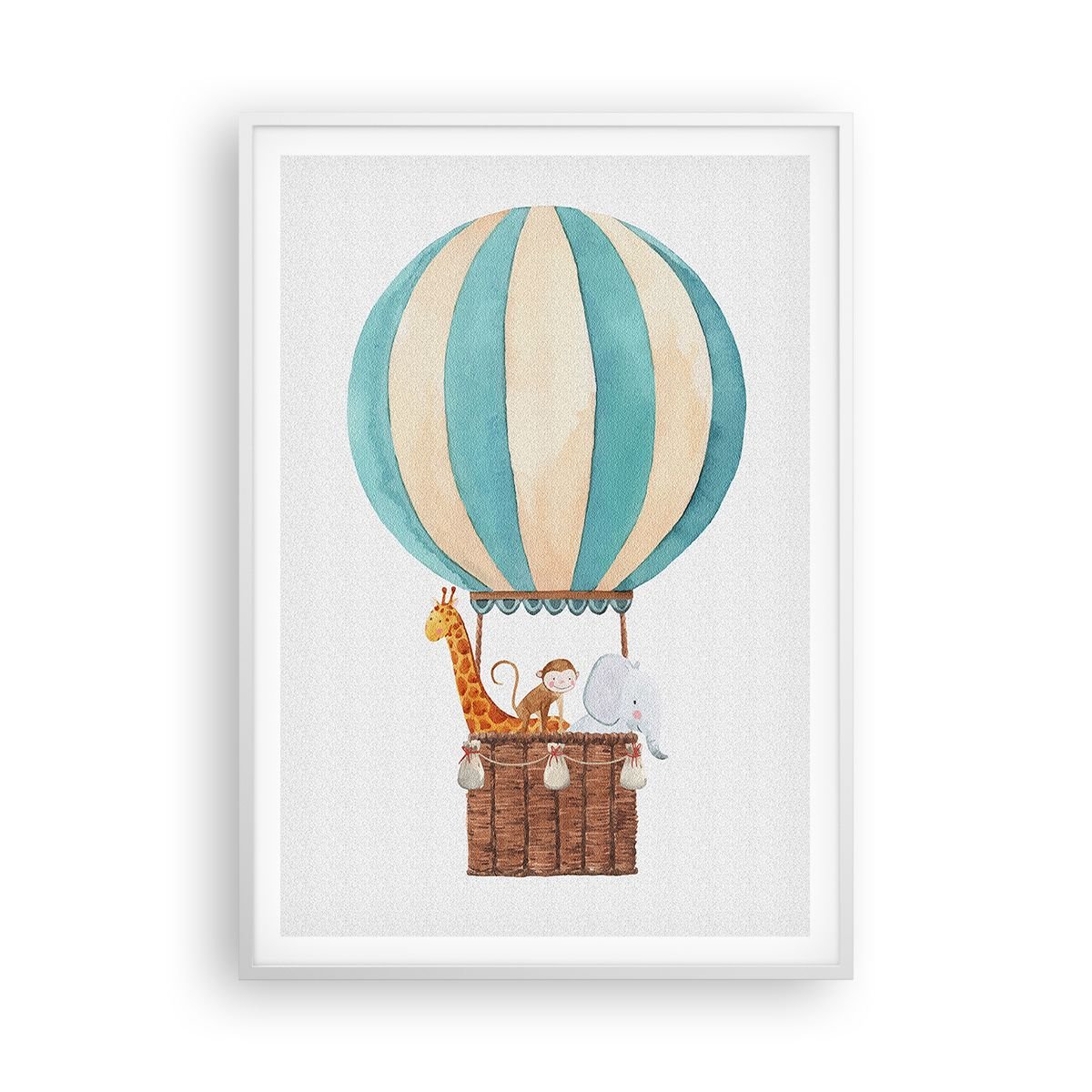 Obraz - Plakat - Fantastyczna wycieczka - 70x100cm - Balon Dla Dzieci Vintage - Foto Plakaty w ...