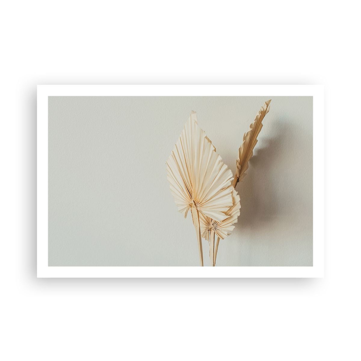 Obraz - Plakat - Gdy potrzebne ukojenie - 91x61cm - Jasny Minimalizm Liść - Foto Plakaty na ...