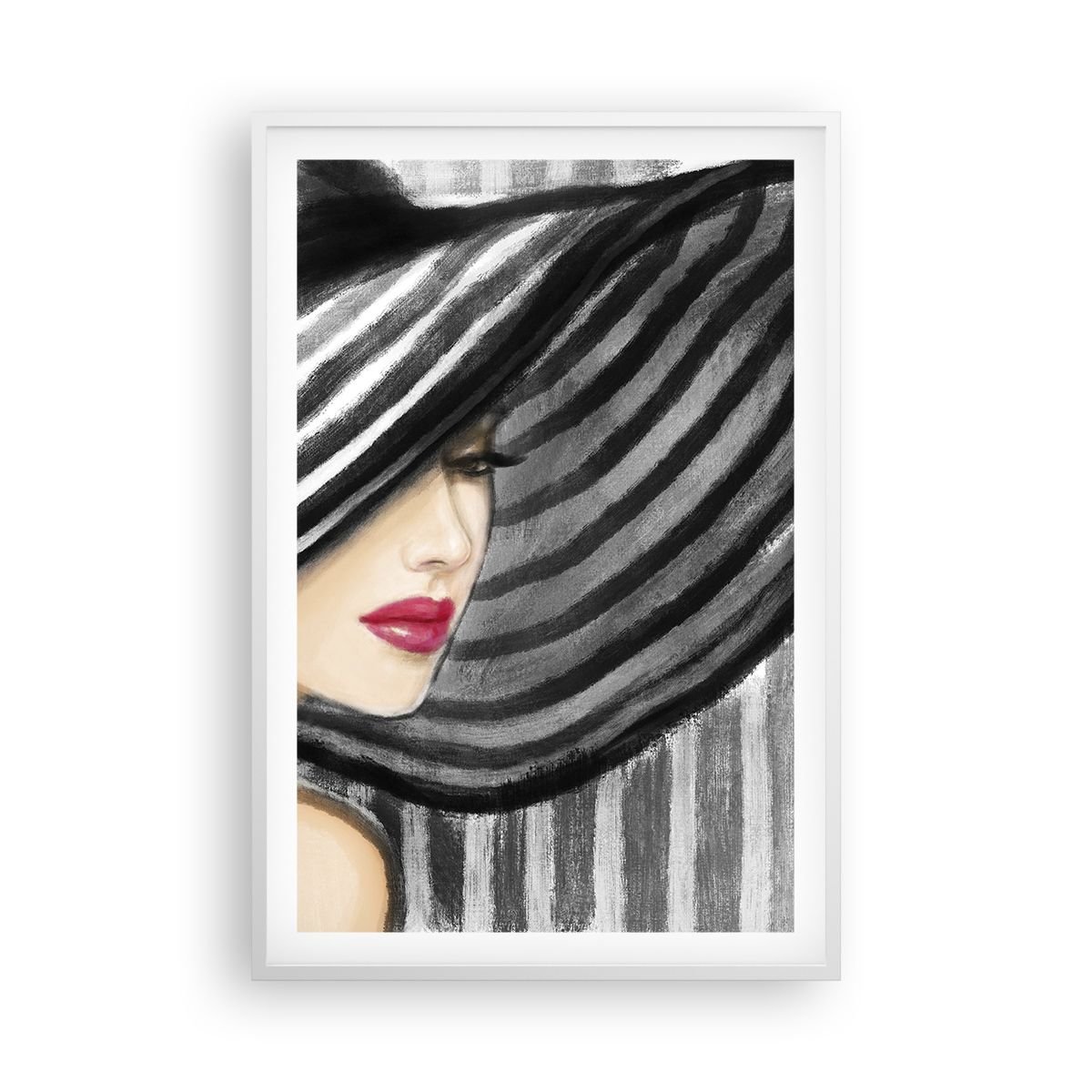 Obraz - Plakat - Gdzie ciebie szukać? - 61x91cm - Kobieta Twarz Kobiety Portret Kobiety - Foto ...