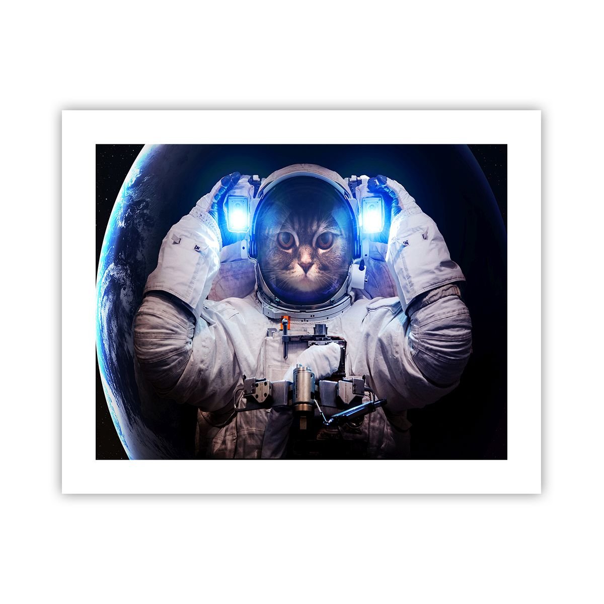 Obraz - Plakat - Houston, macie problem - 50x40cm - Abstrakcja Astronauta Kosmos - Foto Plakaty ...
