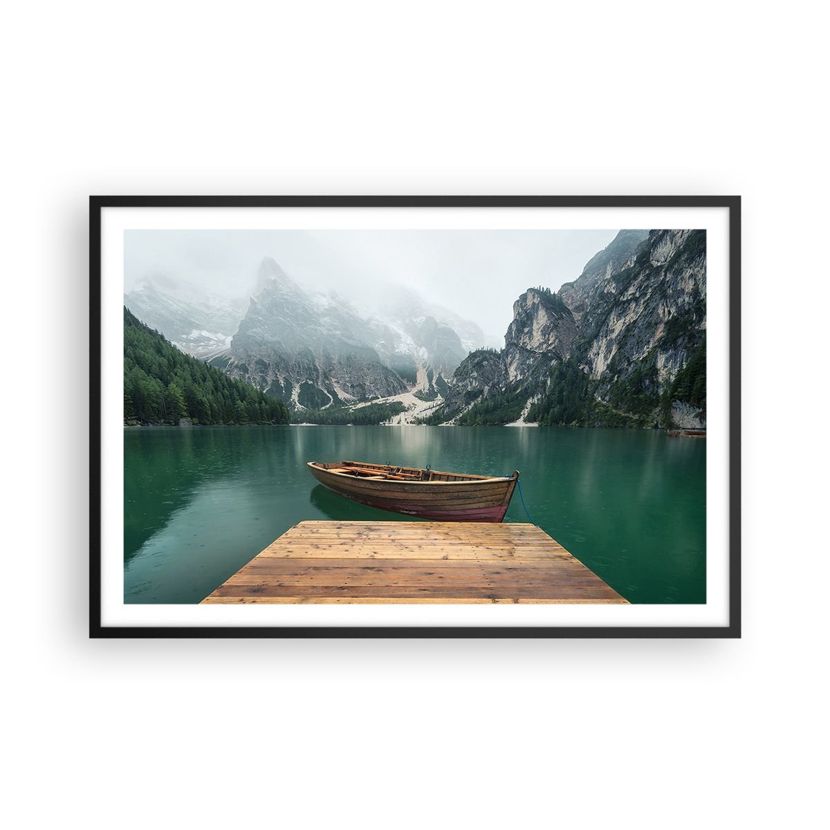 Obraz - Plakat - "I dumne opoki czoła" - 91x61cm - Krajobraz Góry Jezioro - Foto Plakaty na ...