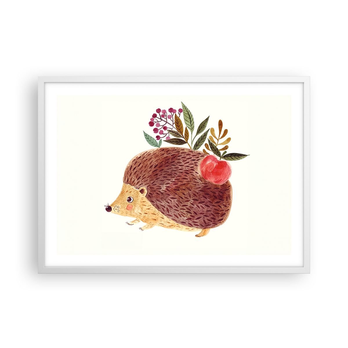 Obraz - Plakat - I już mnie lubisz - 70x50cm - Jeż Dla Dzieci Pokój Dziecięcy - Nowoczesny modny ...