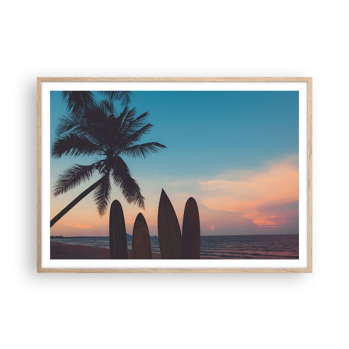 Obraz - Plakat - Jutro też będzie zabawa - 100x70cm - Krajobraz Surfing ...