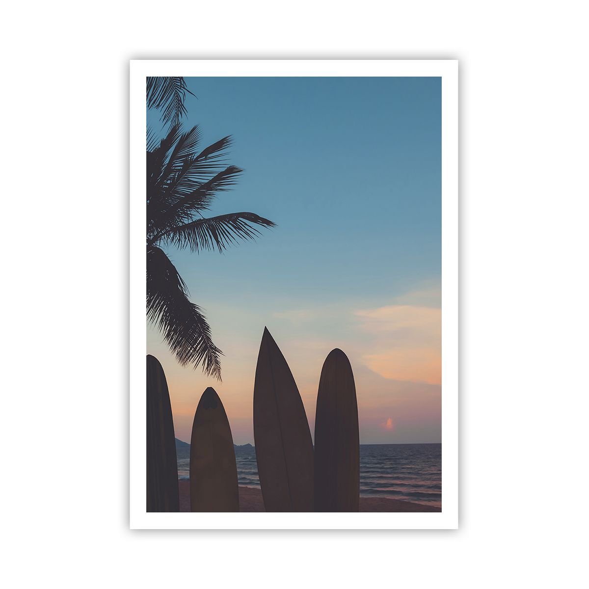 Obraz - Plakat - Jutro też będzie zabawa - 70x100cm - Krajobraz Surfing ...