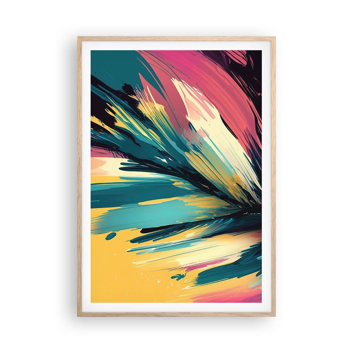Obraz - Plakat - Kompozycja – eksplozja radości - 70x100cm ...