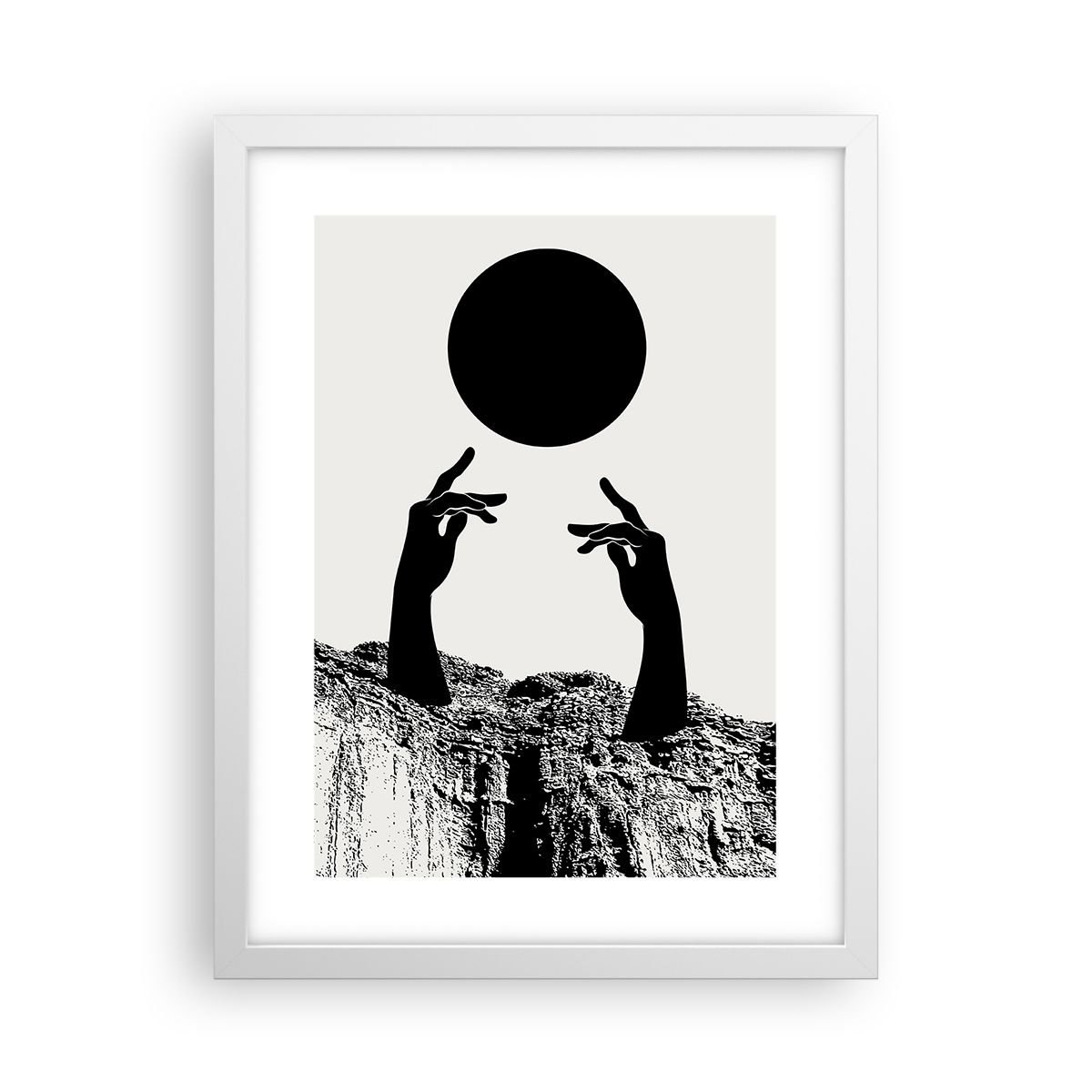 Obraz - Plakat - Kompozycja surrealistyczna: słońce i reszta - 30x40cm ...