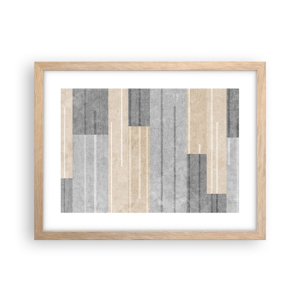 Obraz - Plakat - Kompozycja: trzymać pion - 40x30cm - Abstrakcja Linie ...