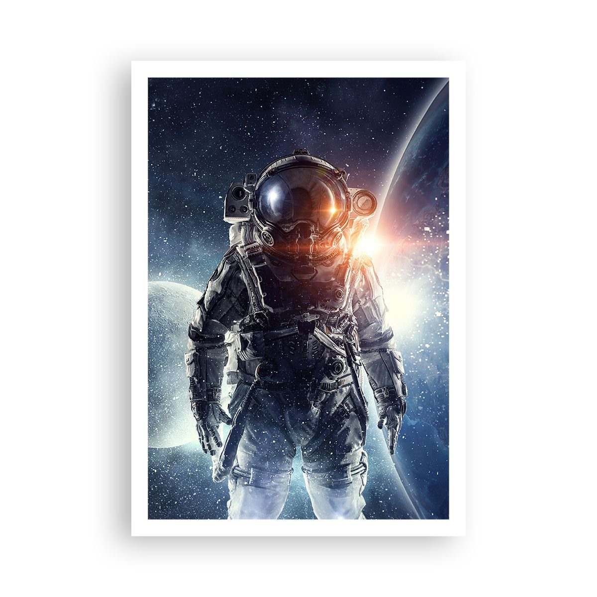 Obraz - Plakat - Kosmiczna przygoda - 70x100cm - Kosmos Astronauta Gwiazdy - Foto Plakaty bez ...
