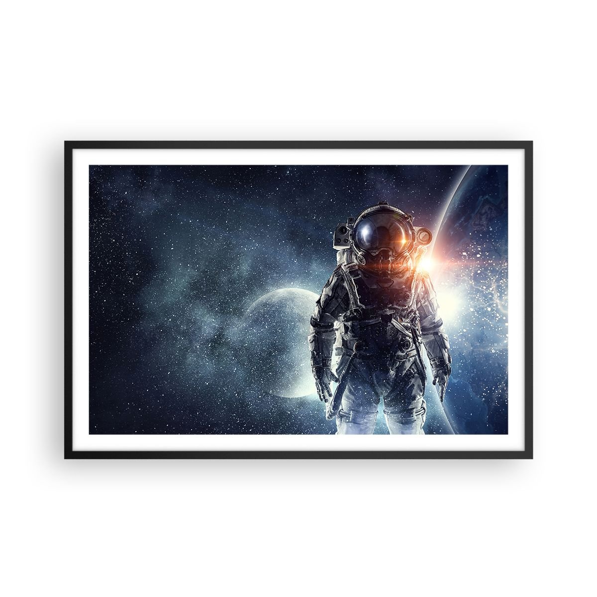 Obraz - Plakat - Kosmiczna przygoda - 91x61cm - Kosmos Astronauta Gwiazdy - Foto Plakaty na ...