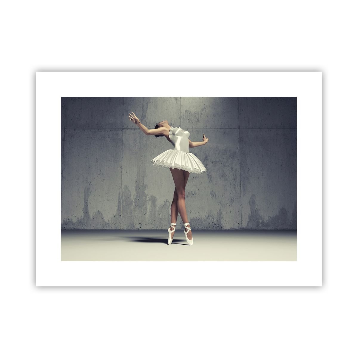 Obraz - Plakat - Lekko jak ptak - 40x30cm - Baletnica Balet Taniec ...