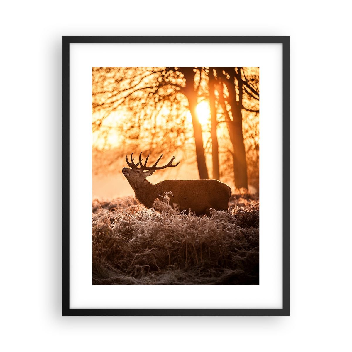 Obraz - Plakat - Marzenie myśliwego - 40x50cm - Krajobraz Jeleń ...
