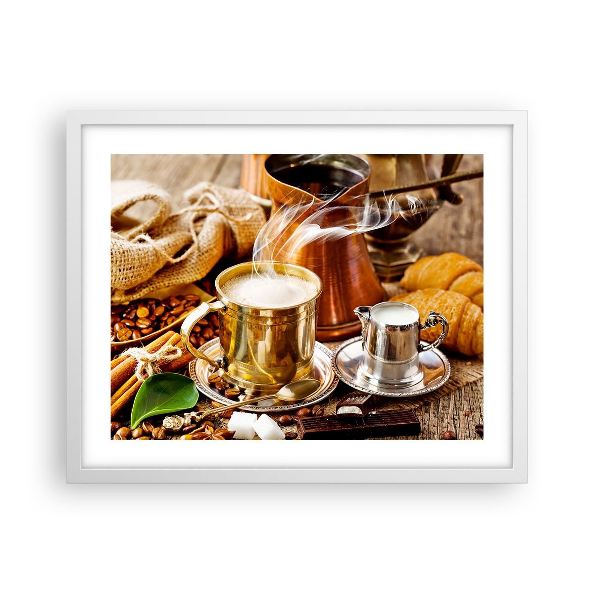 Obraz - Plakat - Miłego dnia! - 50x40cm - Kawa Gastronomia Kuchnia ...