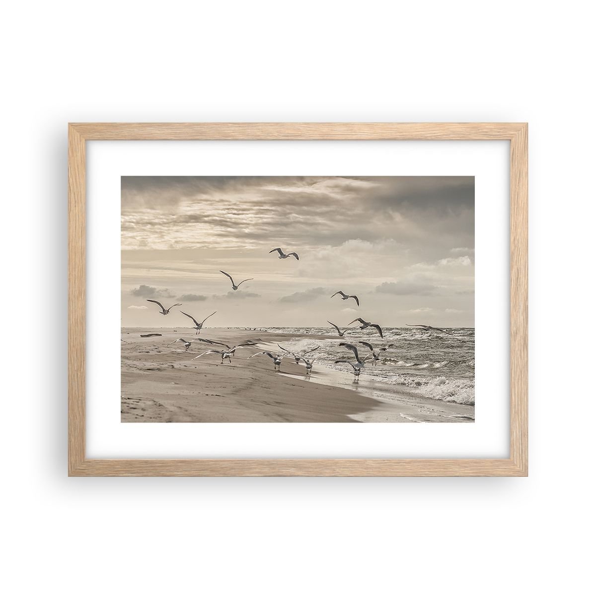 Obraz - Plakat - Morza szum, ptaków śpiew - 40x30cm - Krajobraz Morski ...